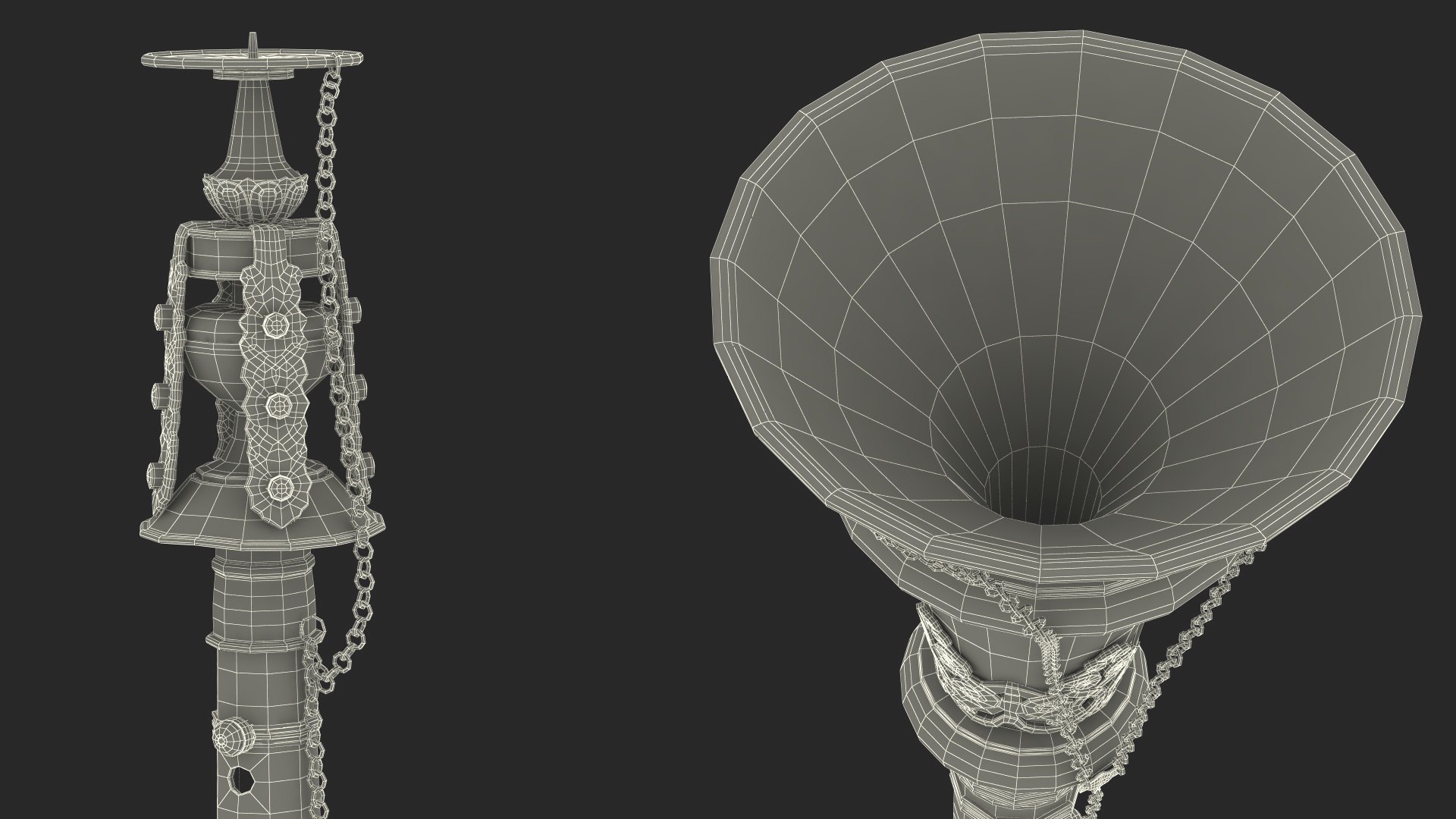 3D Traditional Woodwind Instrument Gyaling Old model - TurboSquid 2090374