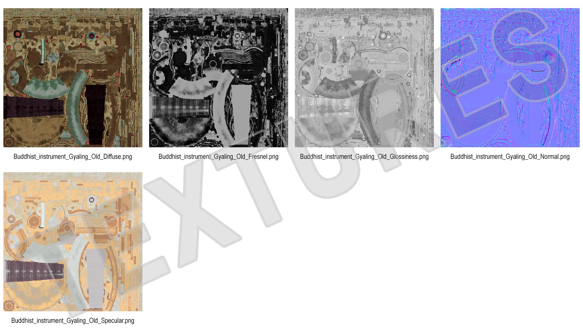 3D Traditional Woodwind Instrument Gyaling Old Model - TurboSquid 2090374