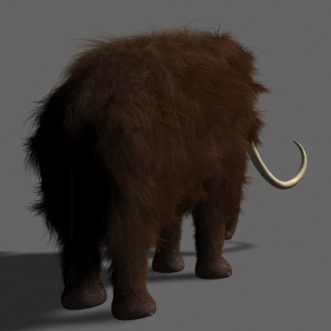 3d Mammoth Animation