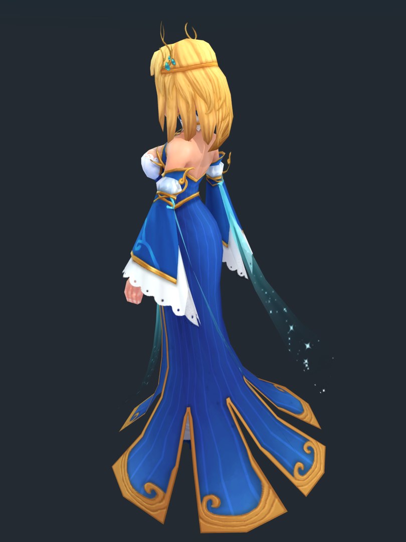 Female Magician Model - TurboSquid 1164521