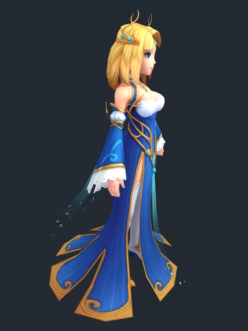 Female Magician Model - TurboSquid 1164521