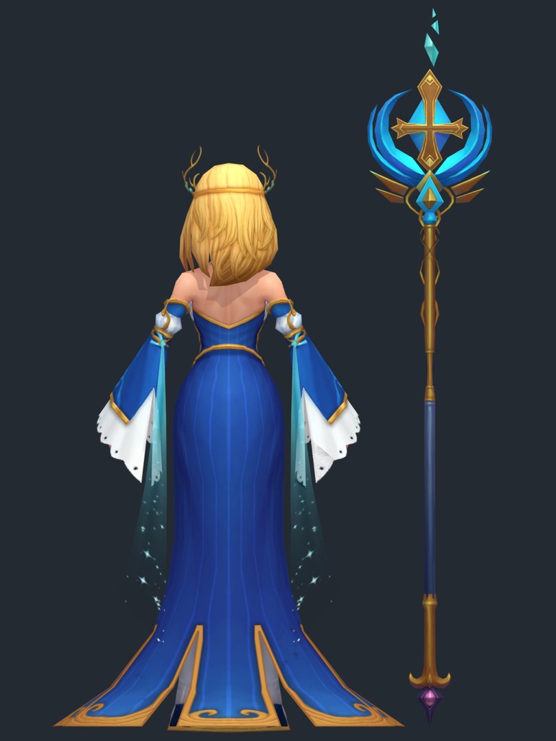 Female Magician Model - TurboSquid 1164521