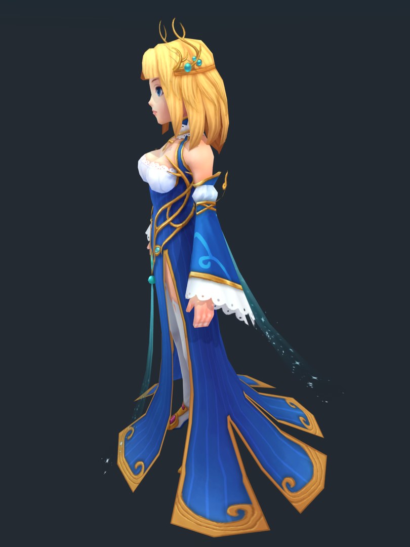 Female Magician Model - TurboSquid 1164521