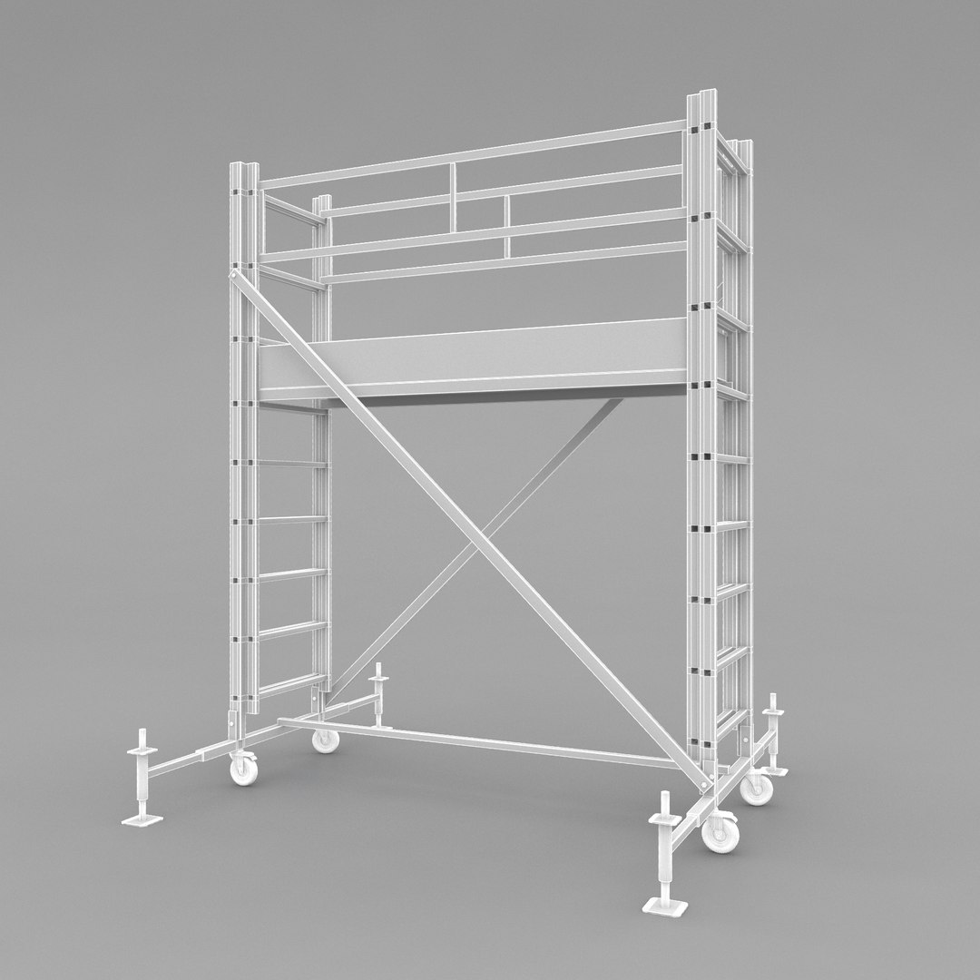 scaffold tower 3d model