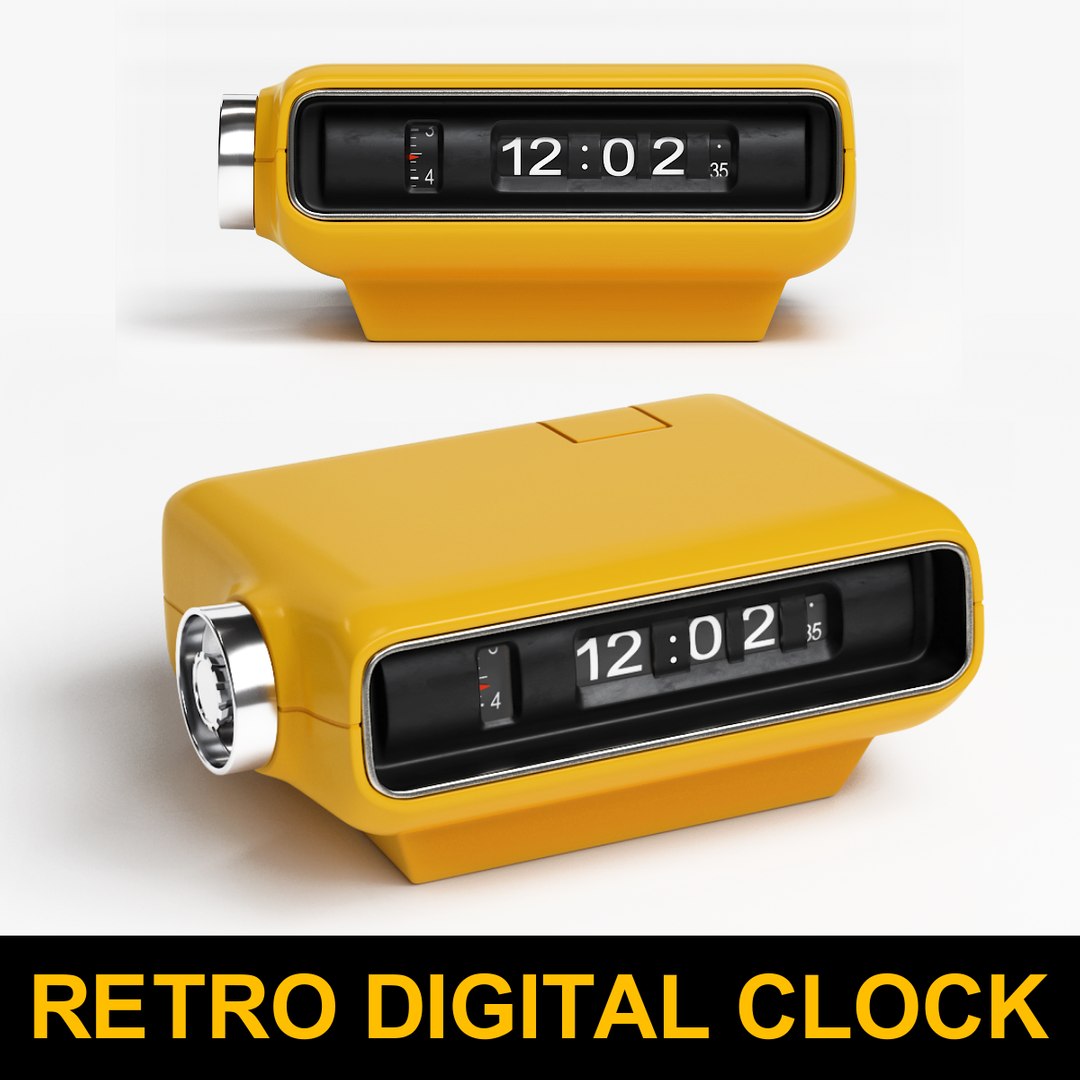 1970s digital clock