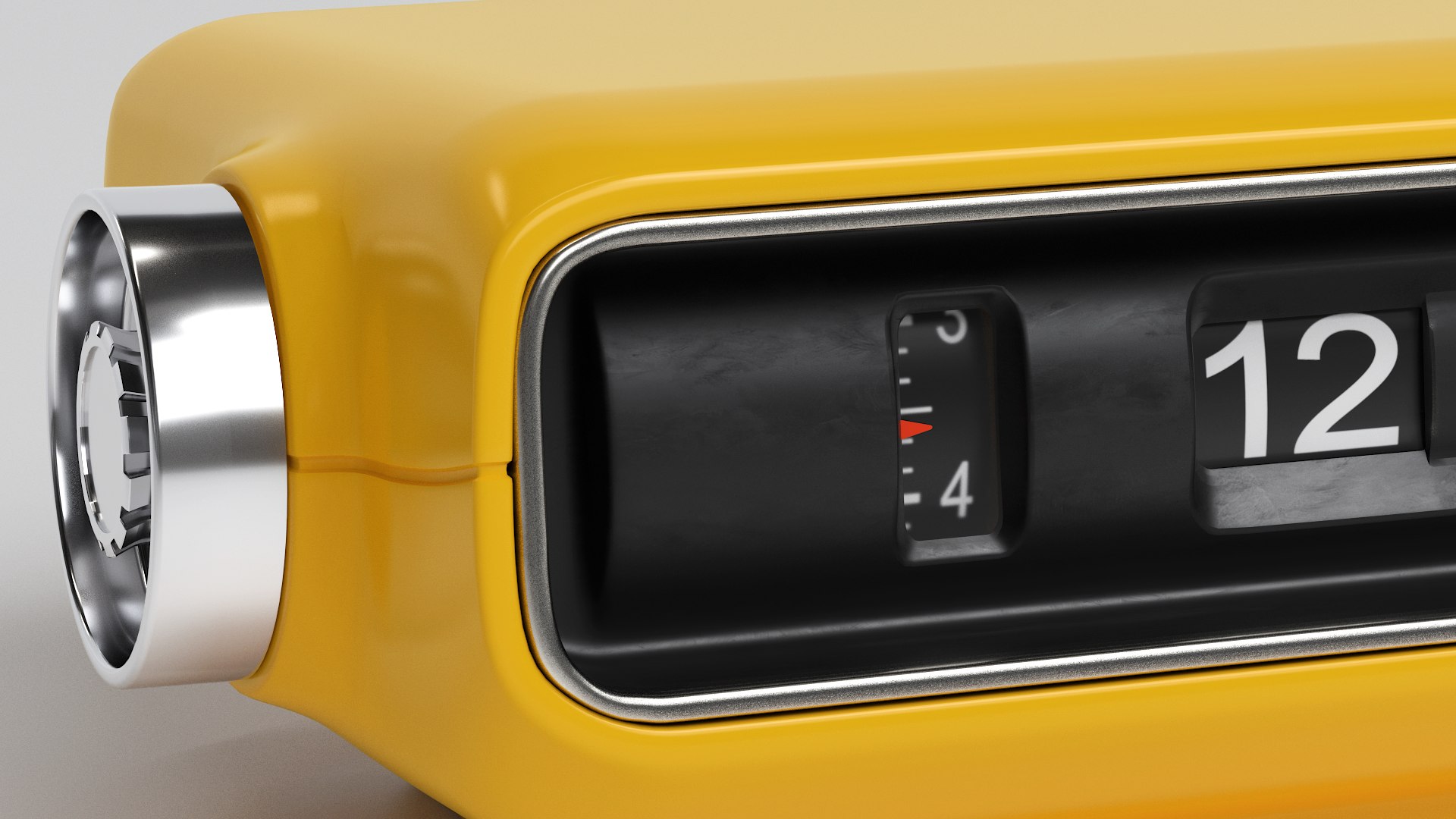 3D Retro Digital Clock 1970's Vintage - TurboSquid 1746257