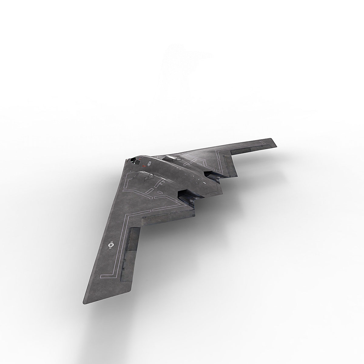 3d model b-2 spirit stealth bomber