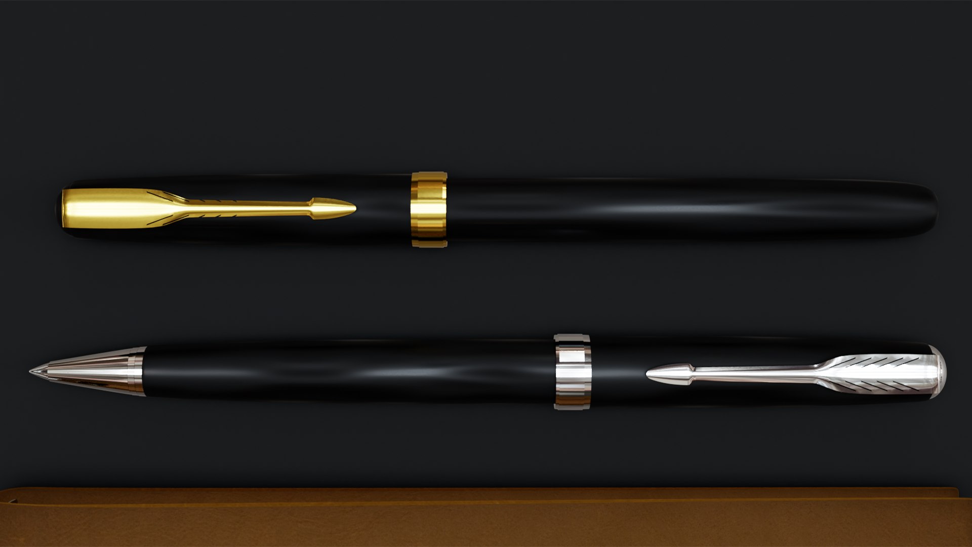 Notebooks Pens Interior Office Model - TurboSquid 1634237