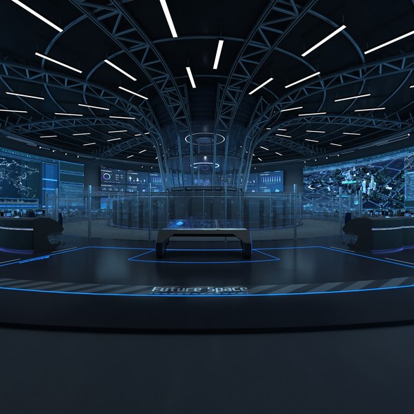 Control Room Monitoring room command center 3D 모델 - TurboSquid 1936043