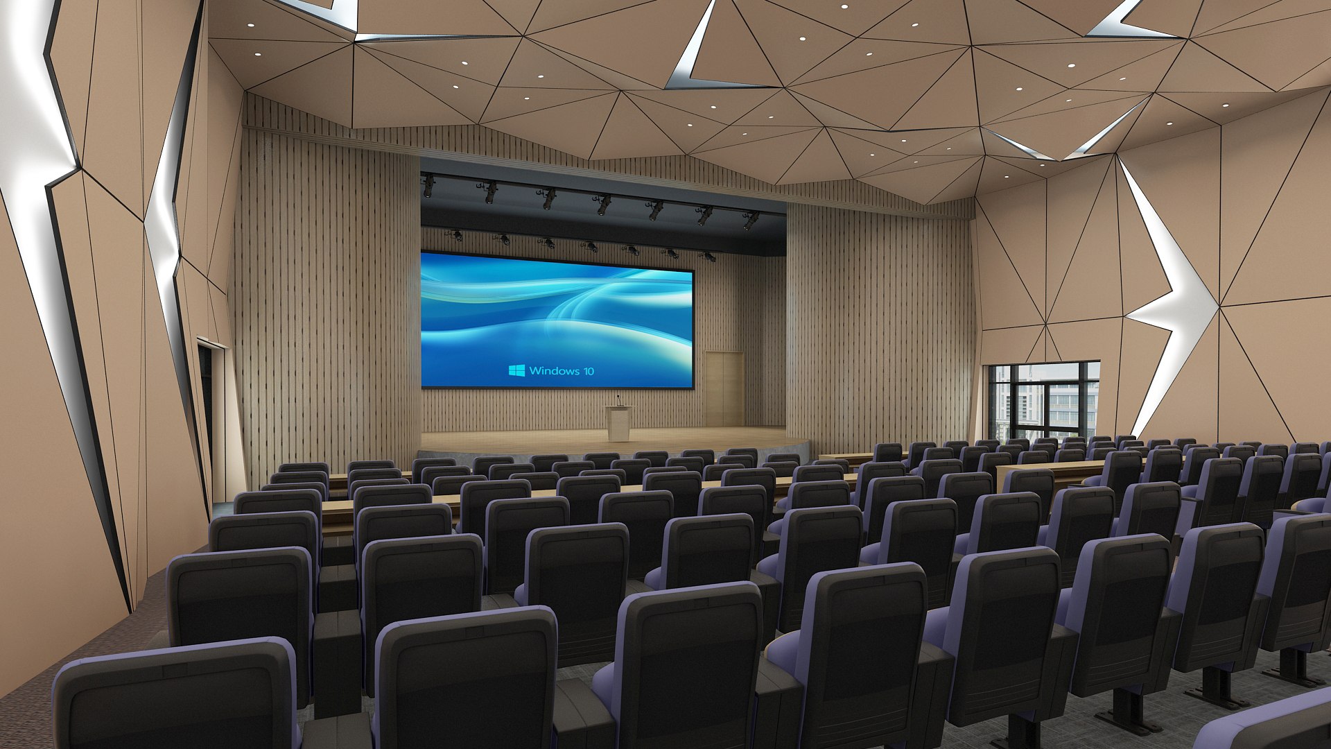 Lecture Hall Collection 05 3D - TurboSquid 2197530