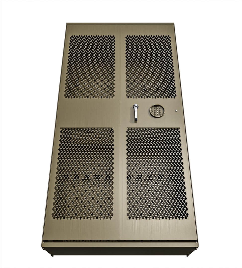 Military Gun Cabinet 3D Model - TurboSquid 2127030