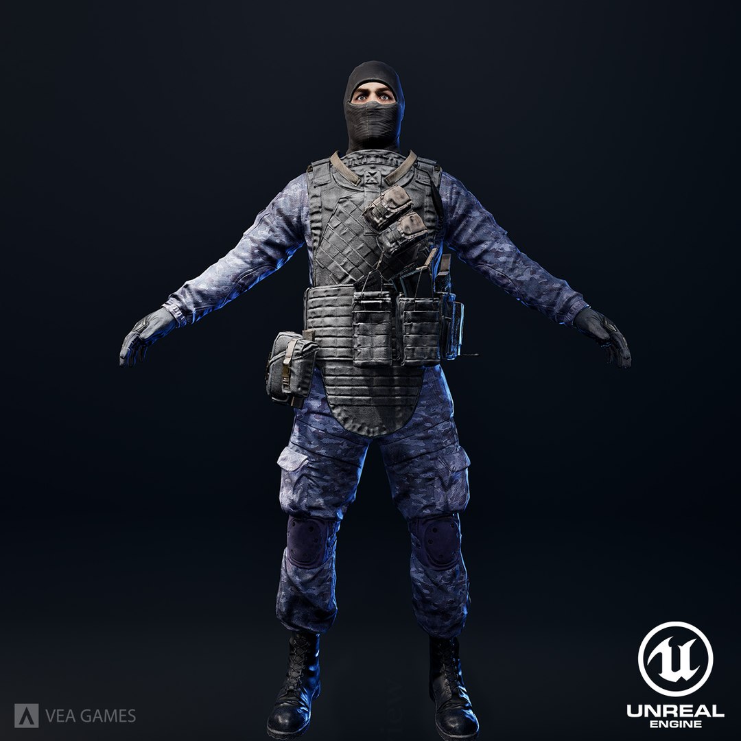 3D Pack Chargen Ue4 - TurboSquid 1322582