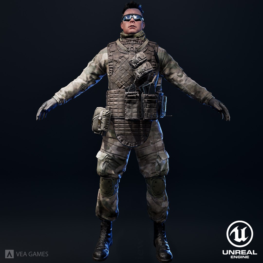 3D Pack Chargen Ue4 - TurboSquid 1322582