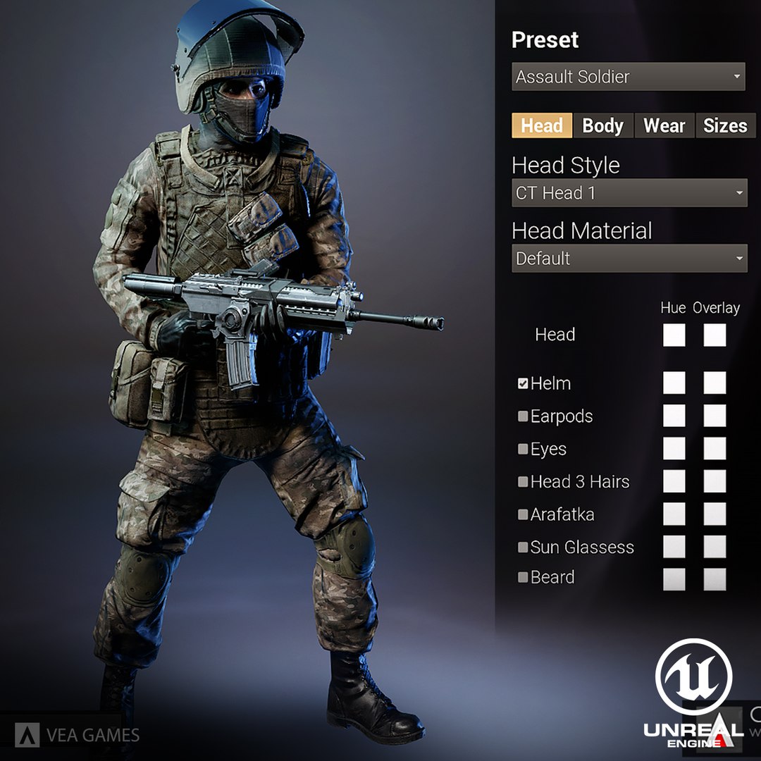 3D Pack Chargen Ue4 - TurboSquid 1322582