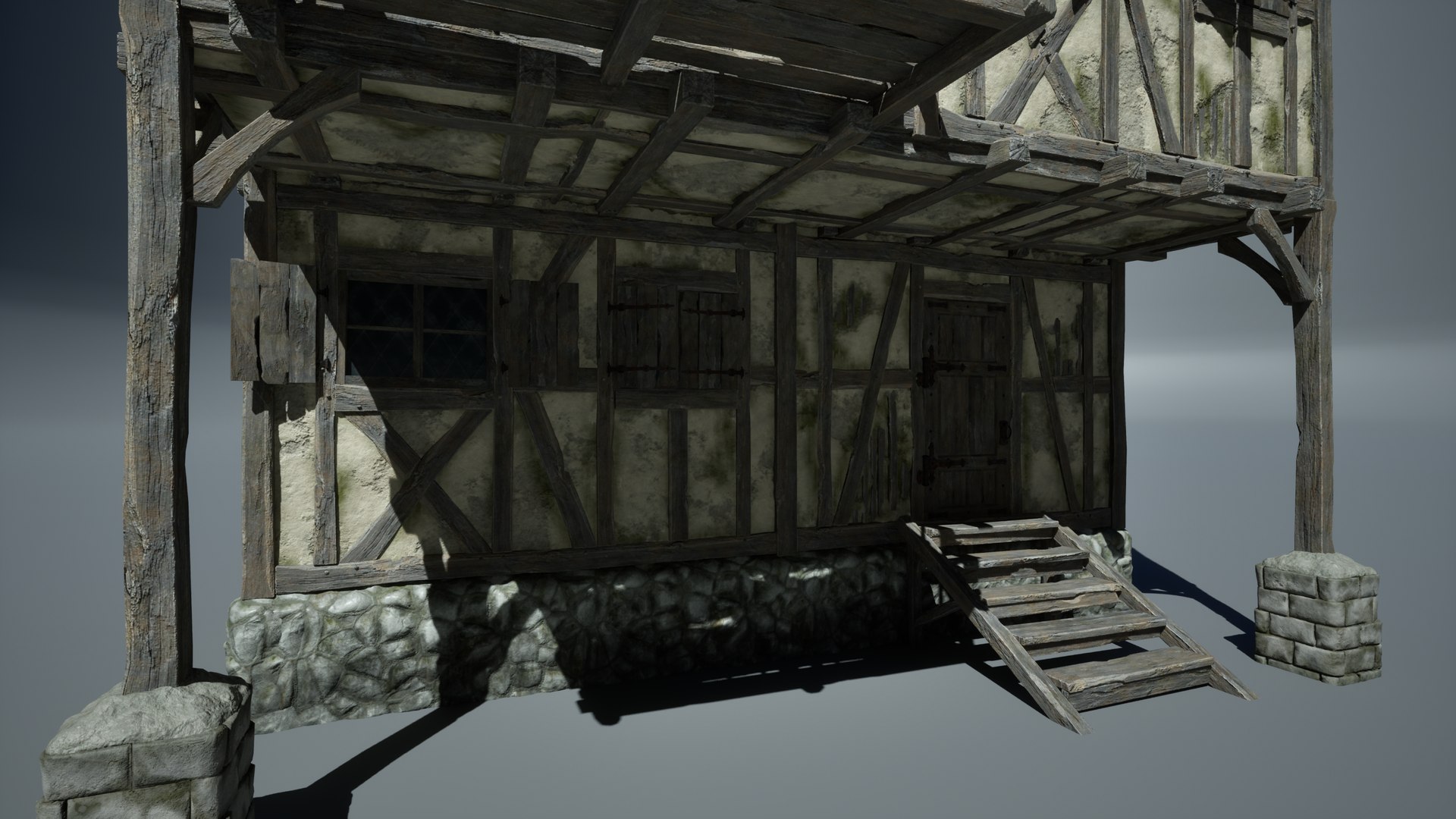 Medieval House 02 Game Ready Model - TurboSquid 2247922