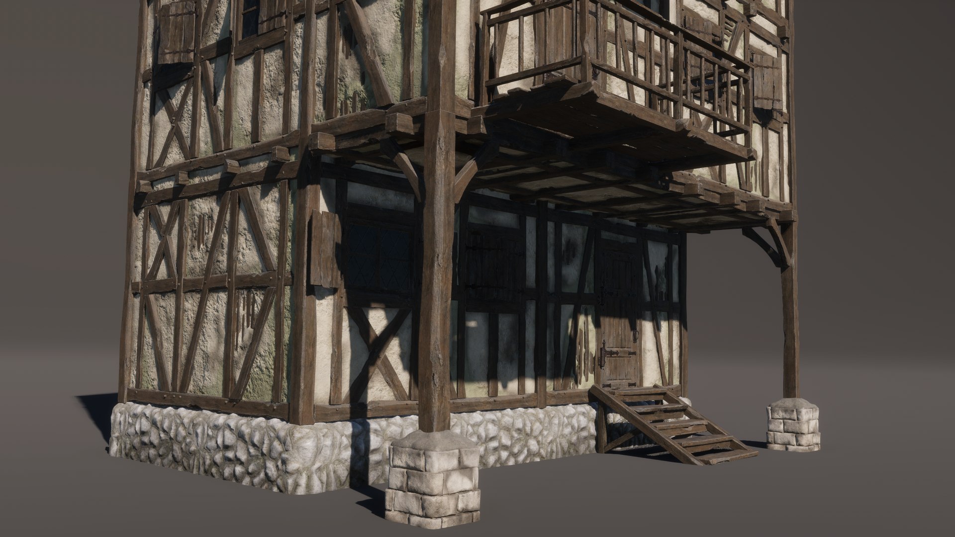 Medieval House 02 Game Ready Model - TurboSquid 2247922