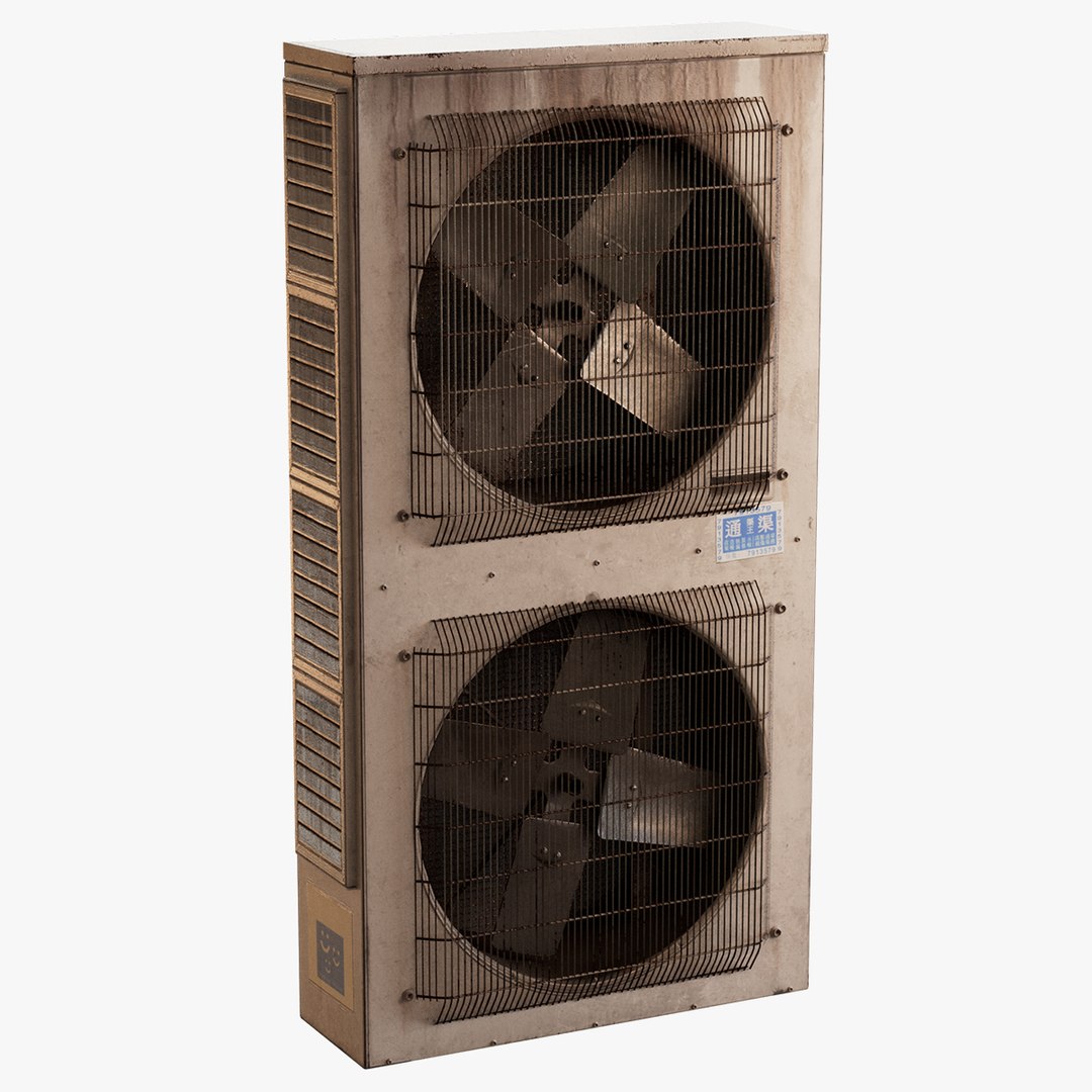 3D model Air Conditioner Condenser - Old - TurboSquid 2021830