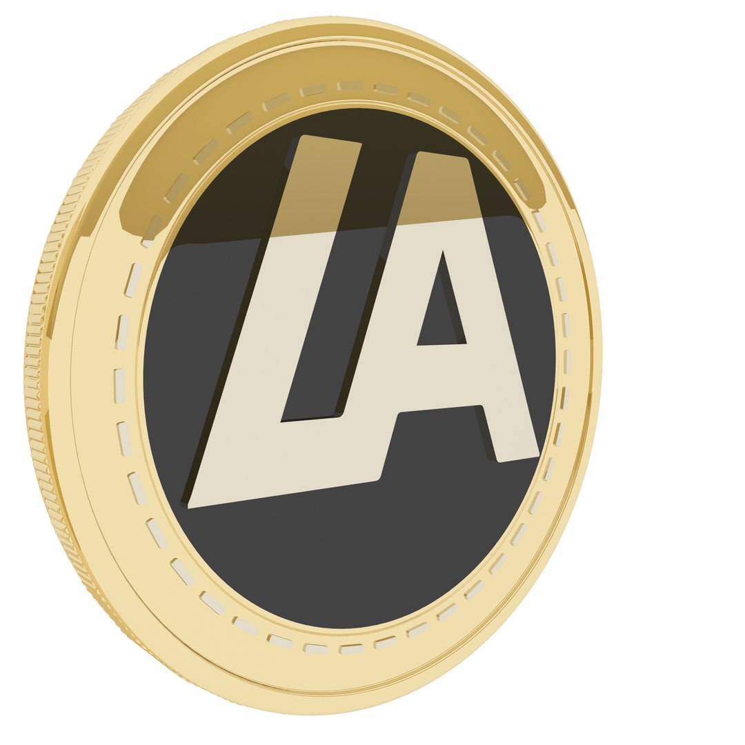 3D Latoken Cryptocurrency Gold Coin - TurboSquid 1857076
