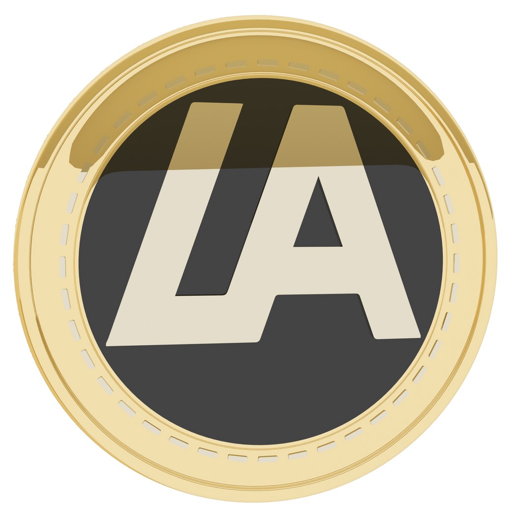 3D Latoken Cryptocurrency Gold Coin - TurboSquid 1857076