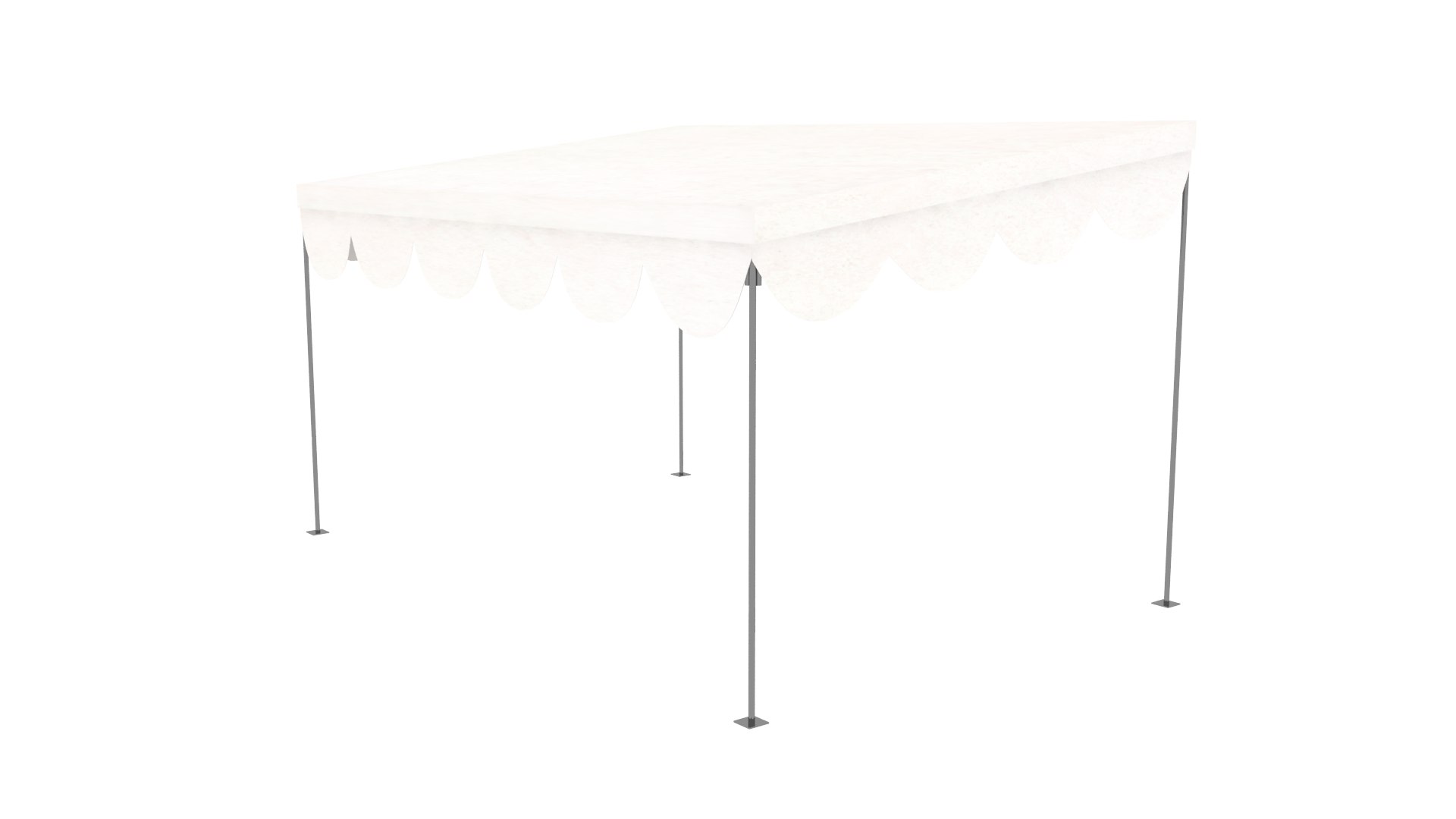 3D Tent Square 6x4m - TurboSquid 1946376