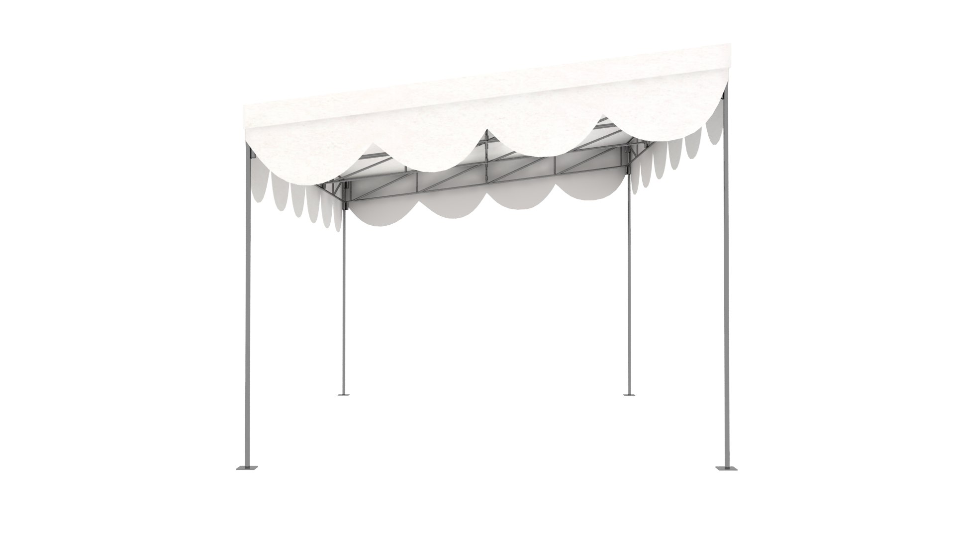 3D Tent Square 6x4m - TurboSquid 1946376