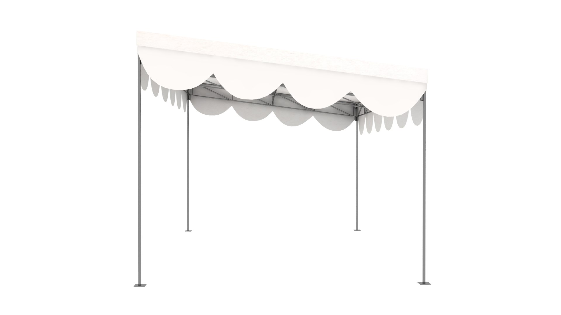 3D Tent Square 6x4m - TurboSquid 1946376