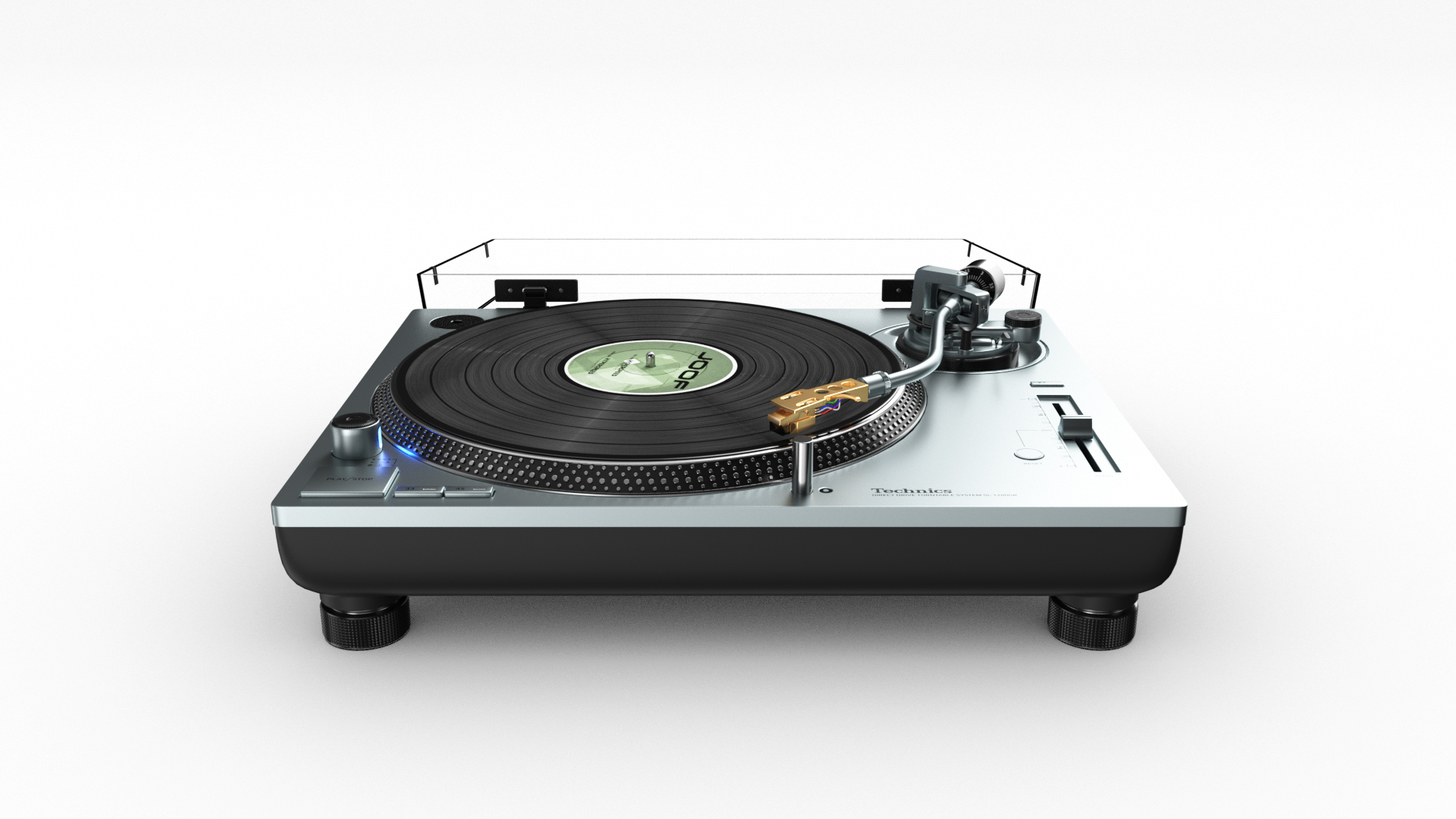 3D octane technics turntable model - TurboSquid 1279732