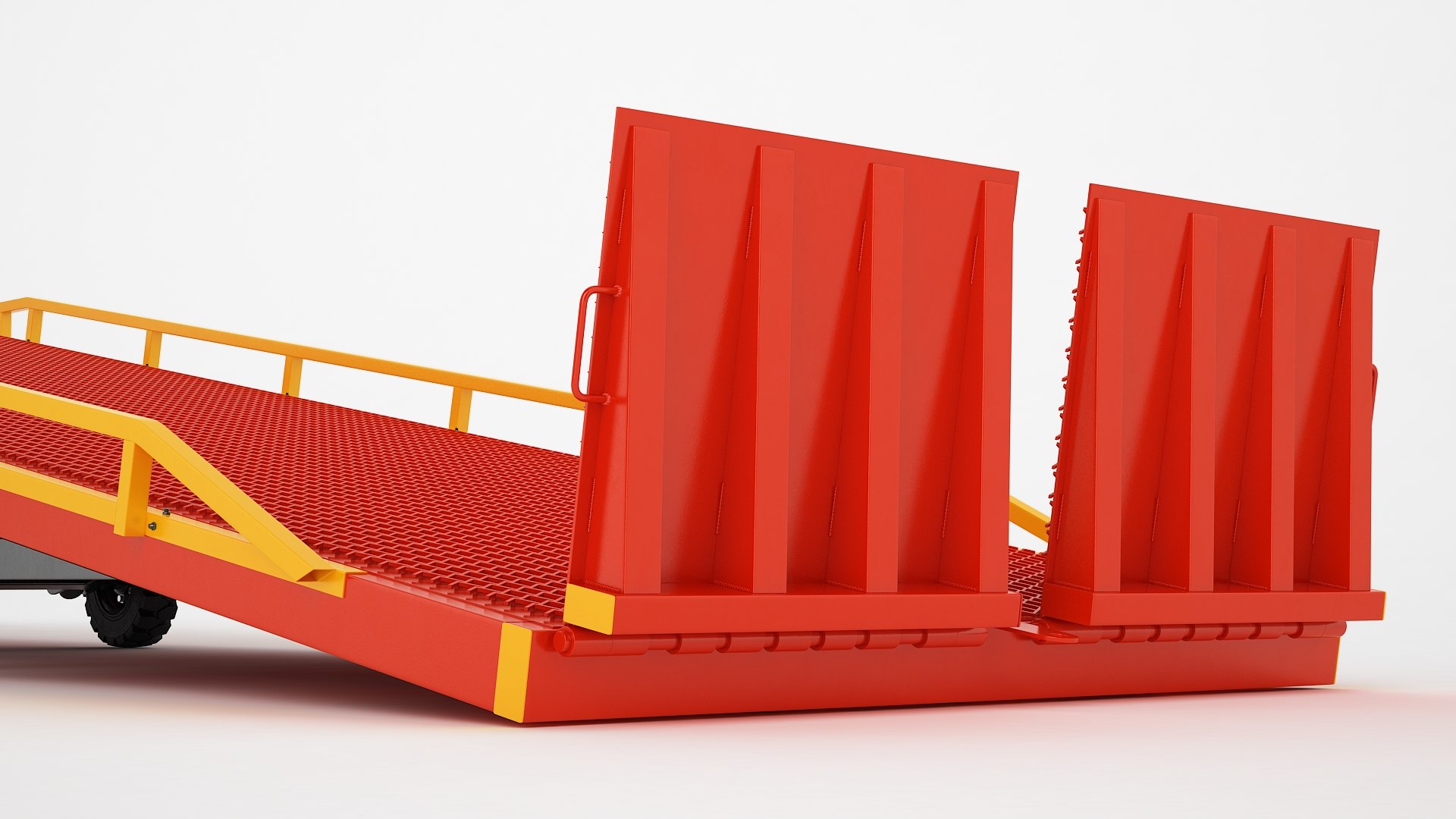 Trailer Loading Dock Forklift Ramp 02 3D Model - TurboSquid 2259314