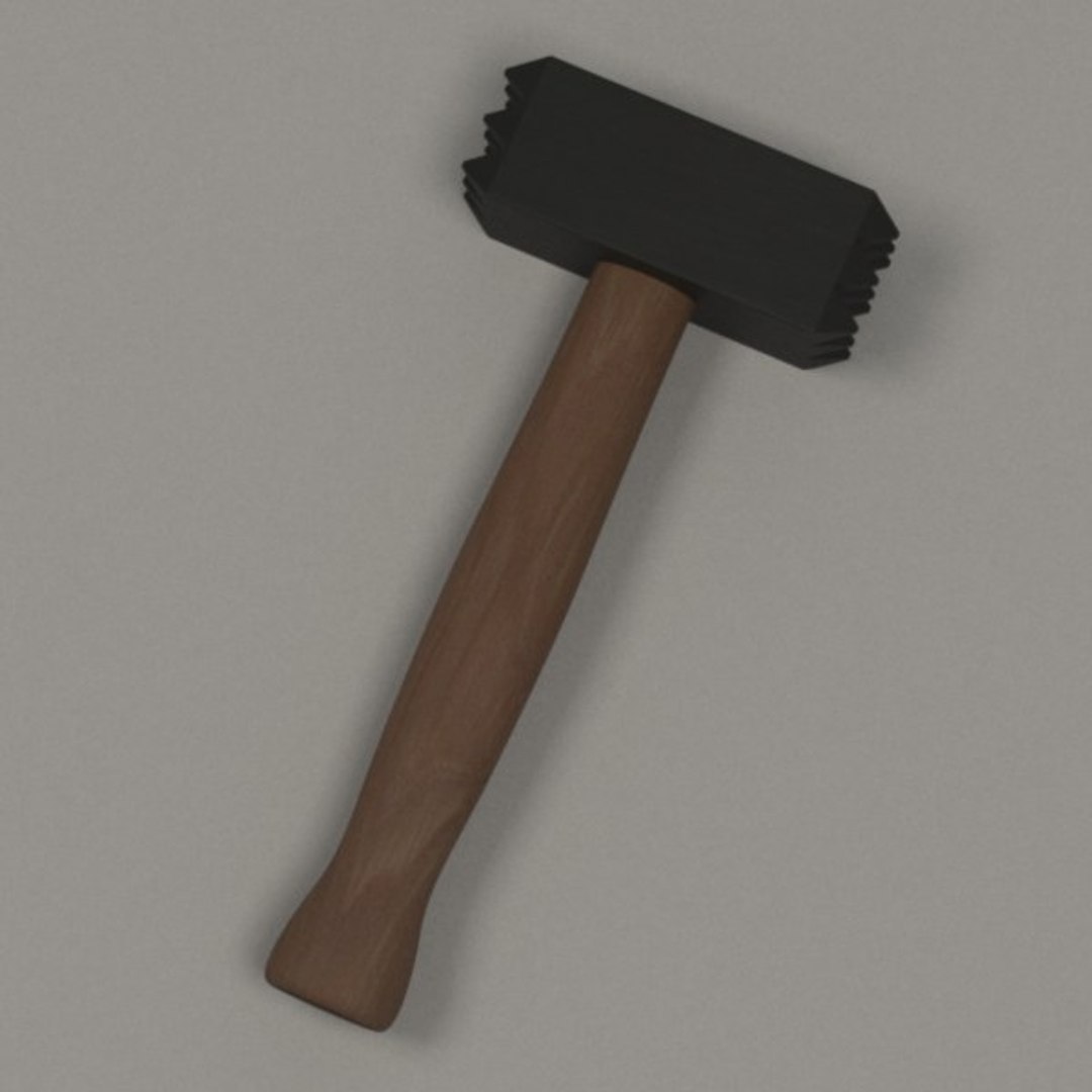 Hammer Stone 3d Model