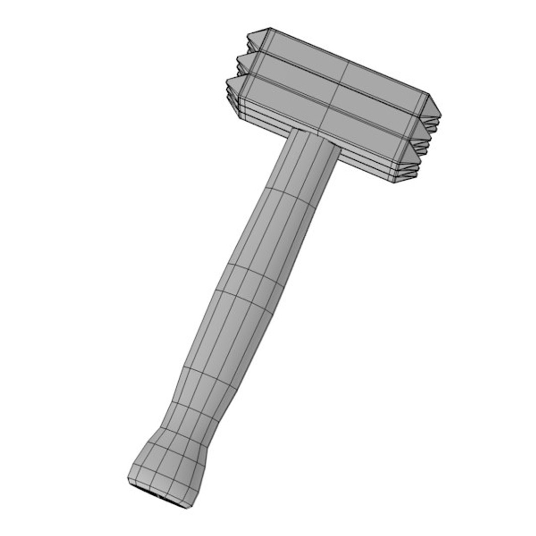 Hammer Stone 3d Model