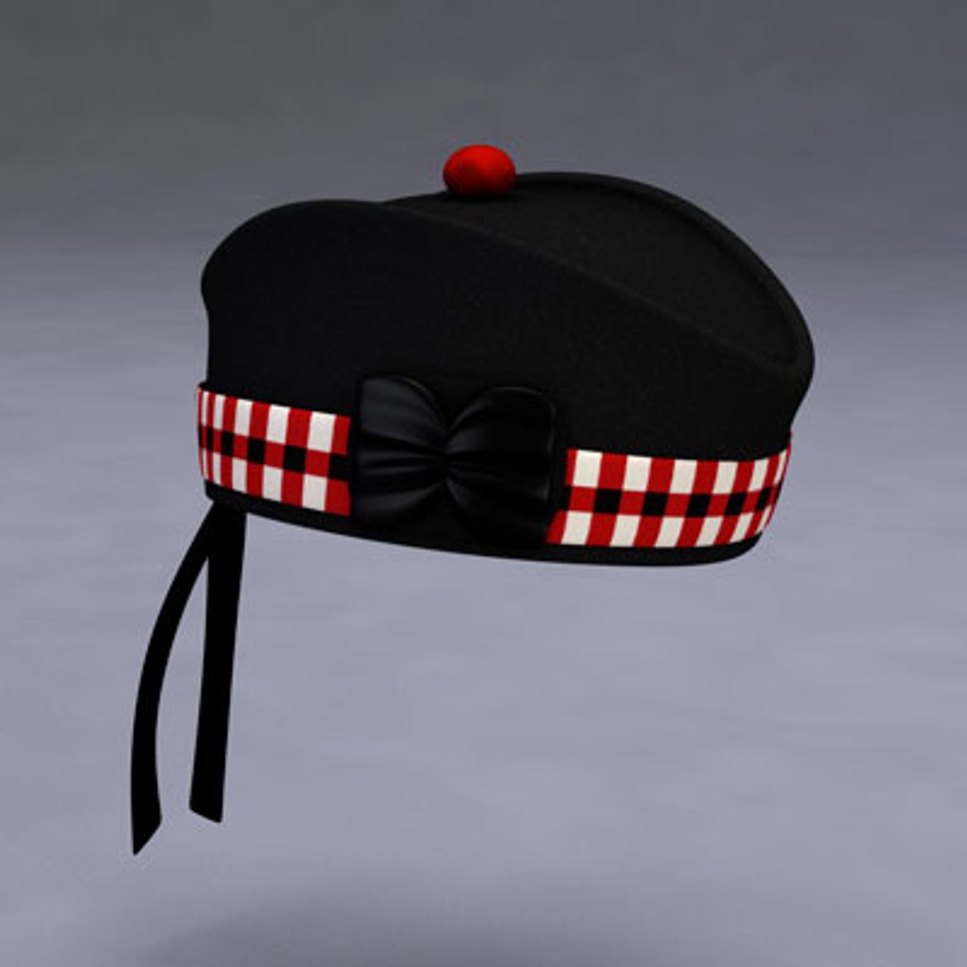 glengarry bonnet 3d model