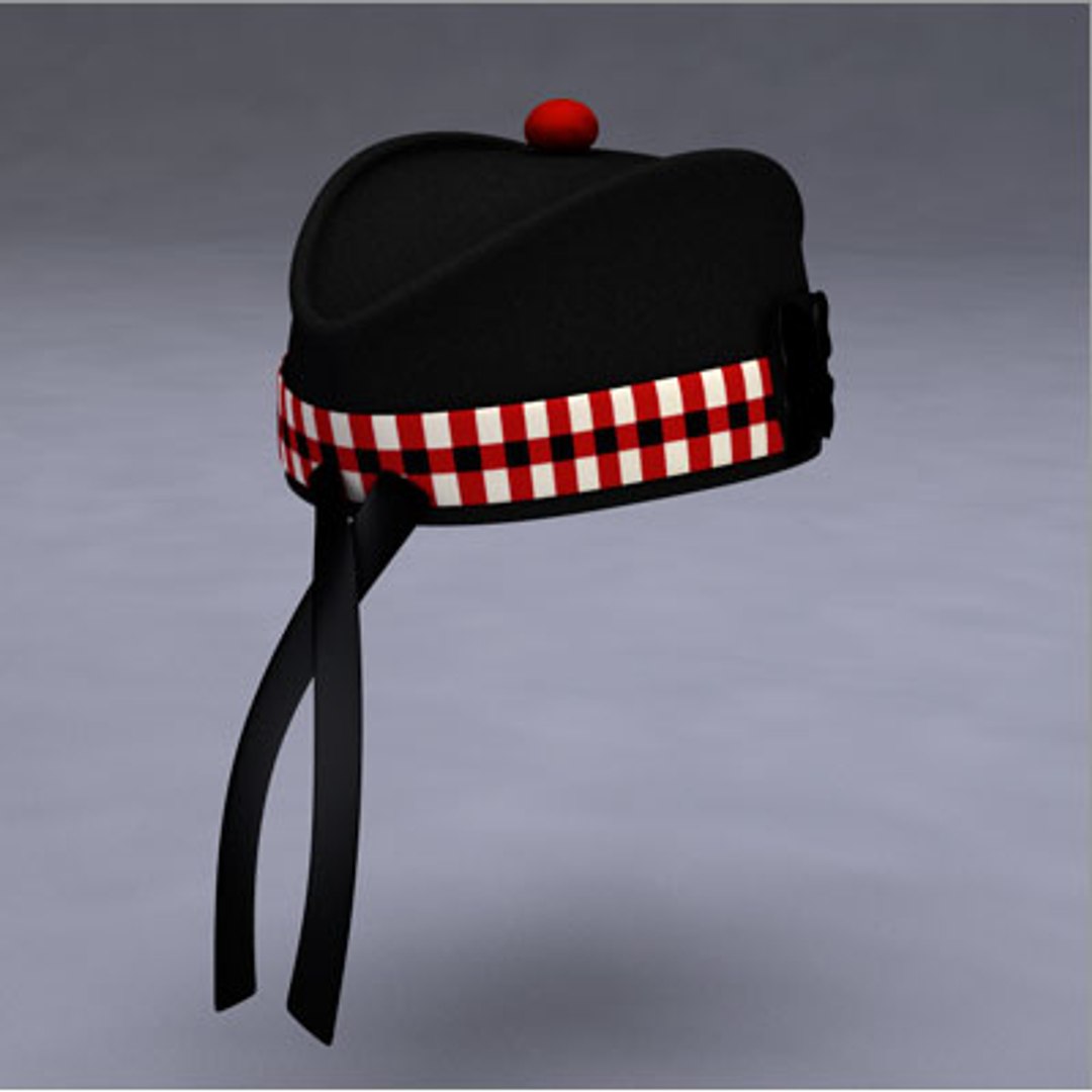 glengarry bonnet 3d model
