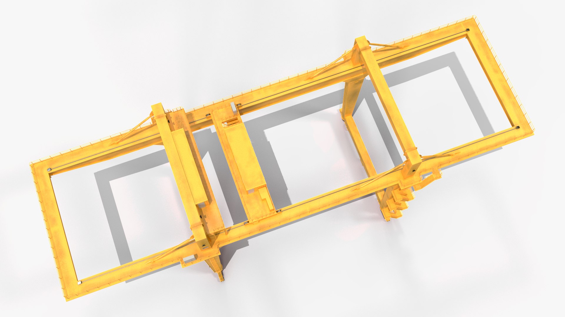 3D Rail Mounted Gantry Crane Rigged - TurboSquid 2329770