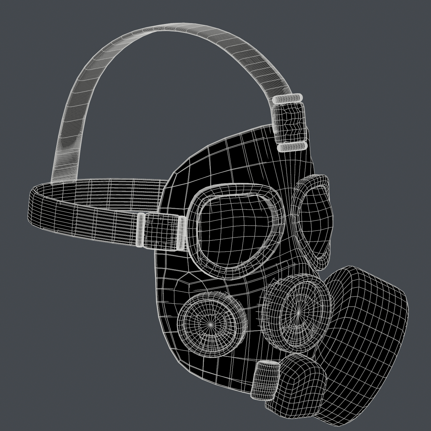 Gas mask 3D model - TurboSquid 1683384