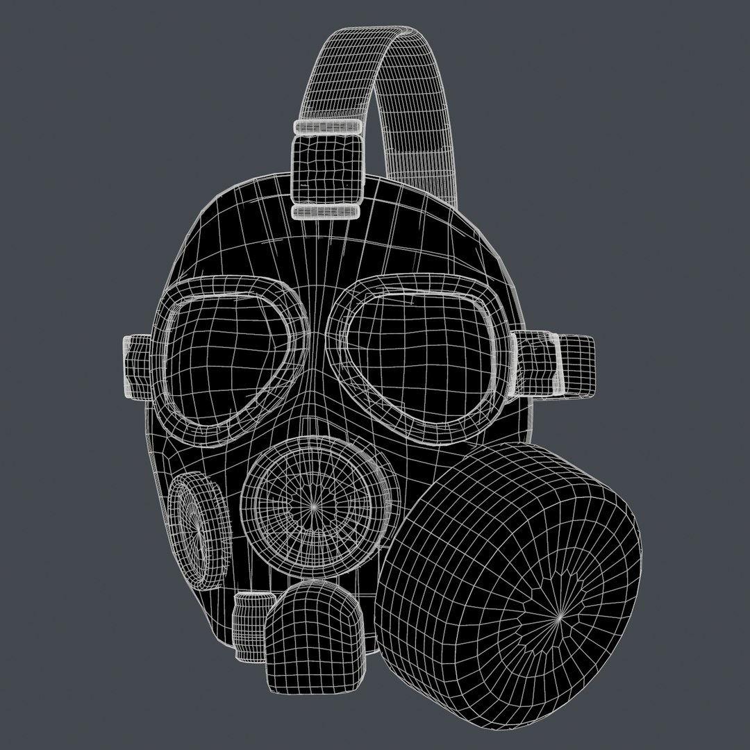 Gas Mask 3D Model - TurboSquid 1683384