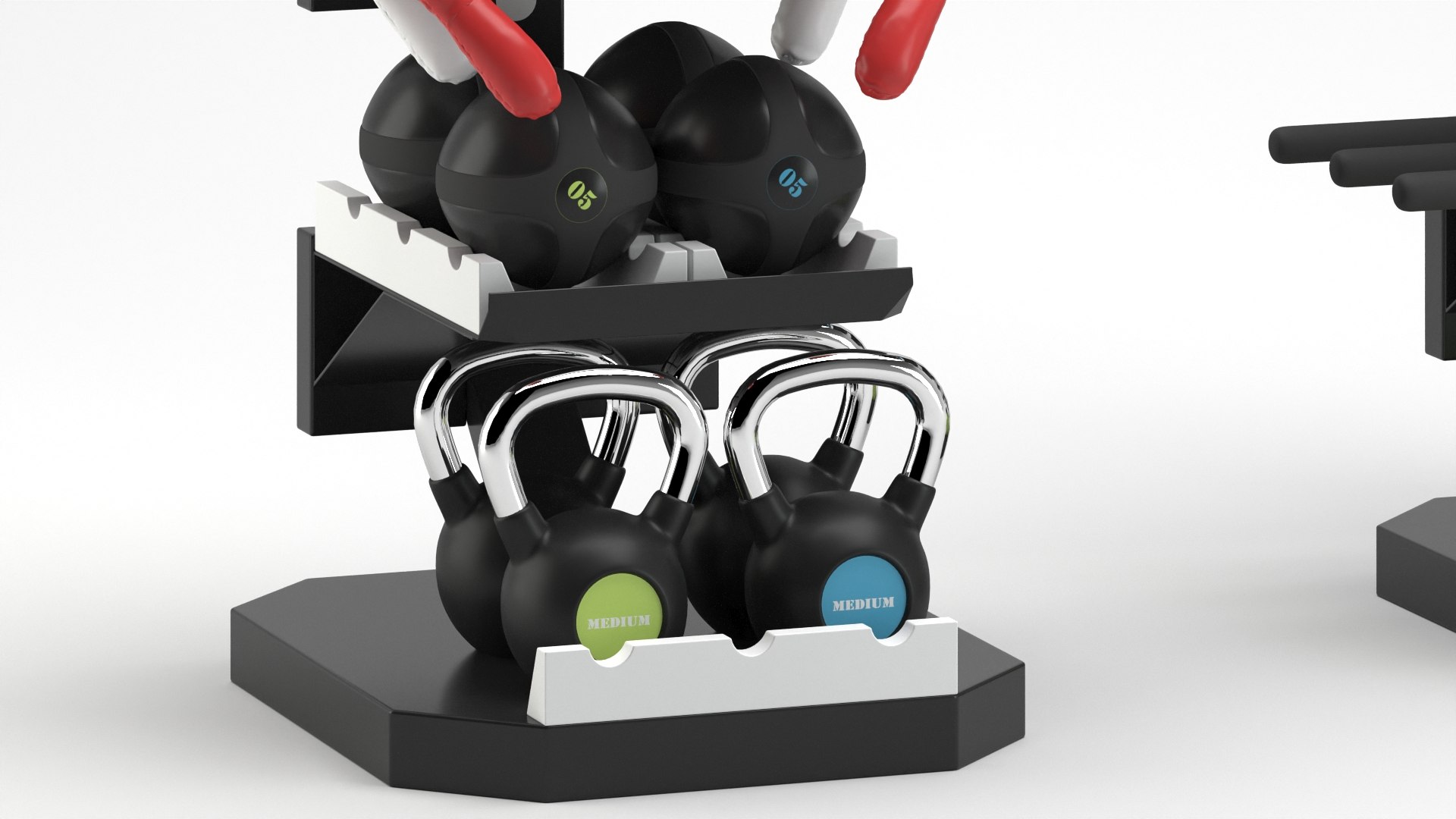 Gym Escape Rack Model - TurboSquid 1680698