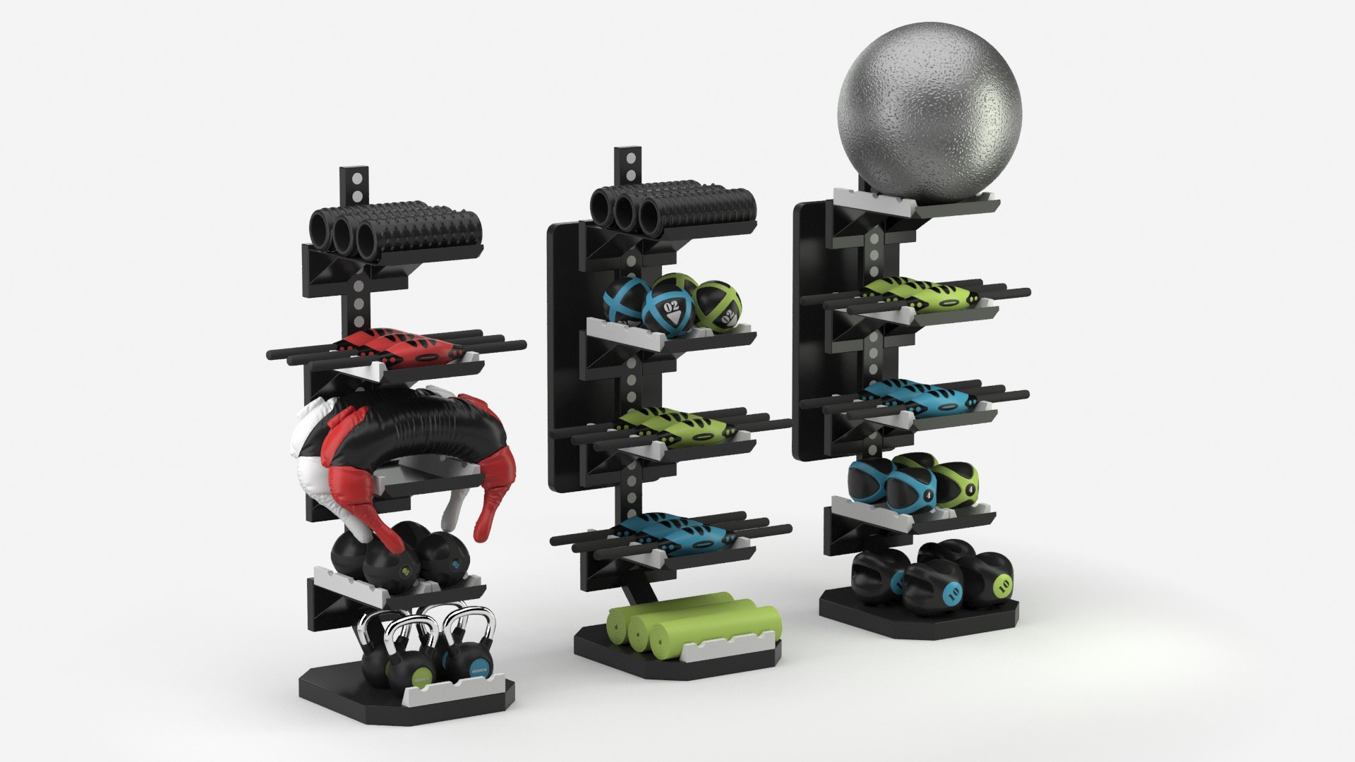 Gym Escape Rack Model - TurboSquid 1680698
