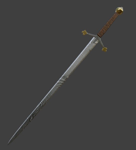 Scottish claymore 3D - TurboSquid 1564391