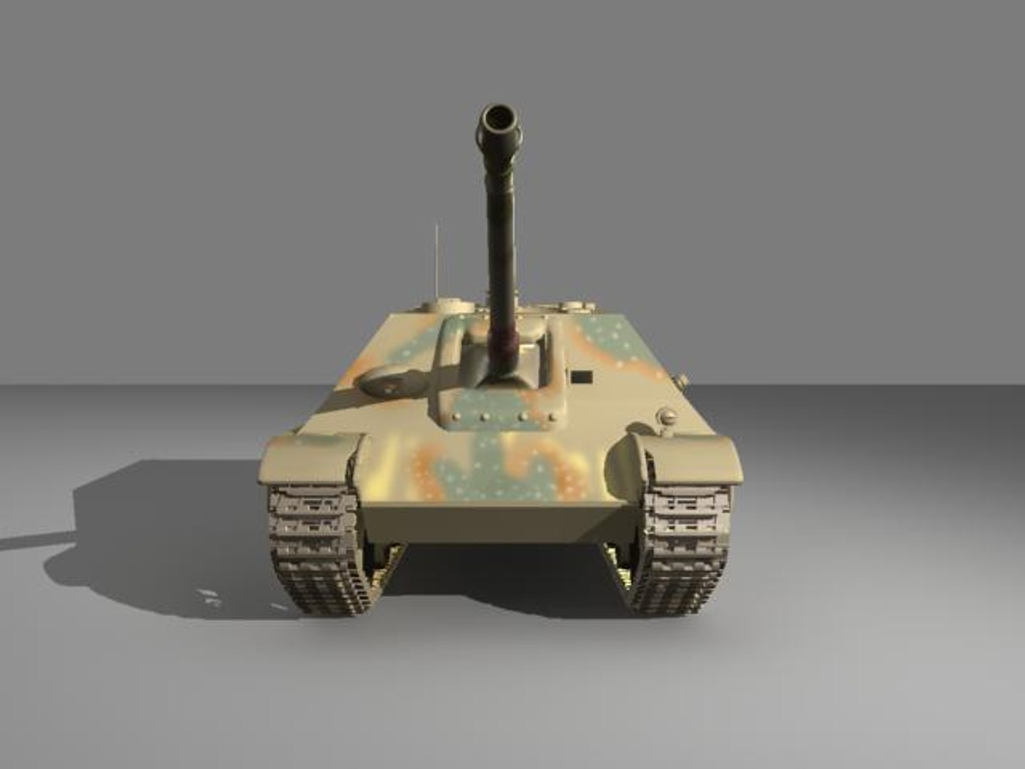 3dsmax destroyer tank