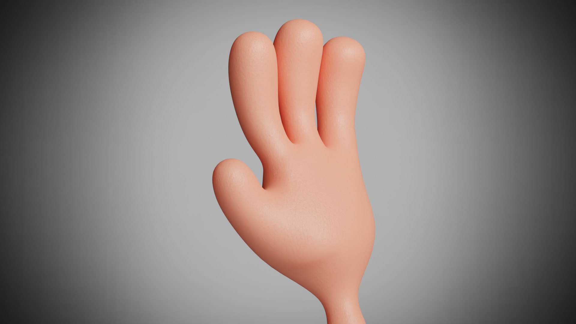 3D Cartoon Hand 0543 - TurboSquid 1804225