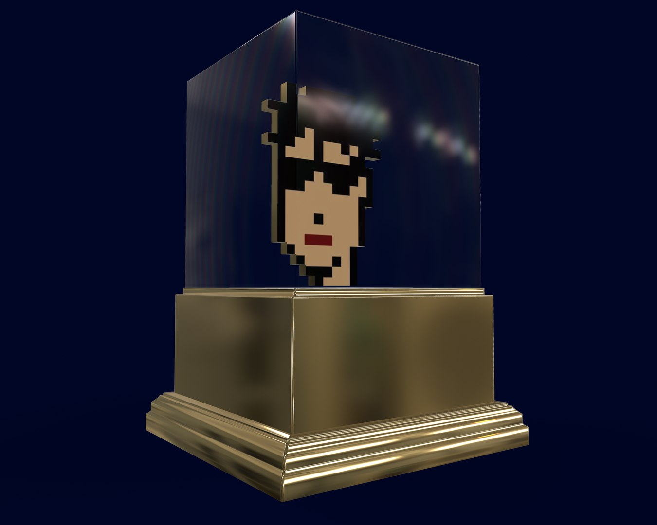 3D Model Gold Punk - TurboSquid 1808223