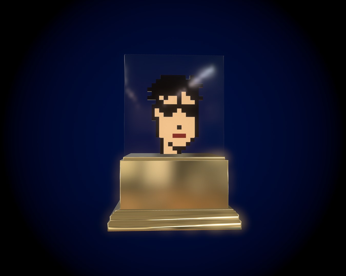 3D Model Gold Punk - TurboSquid 1808223