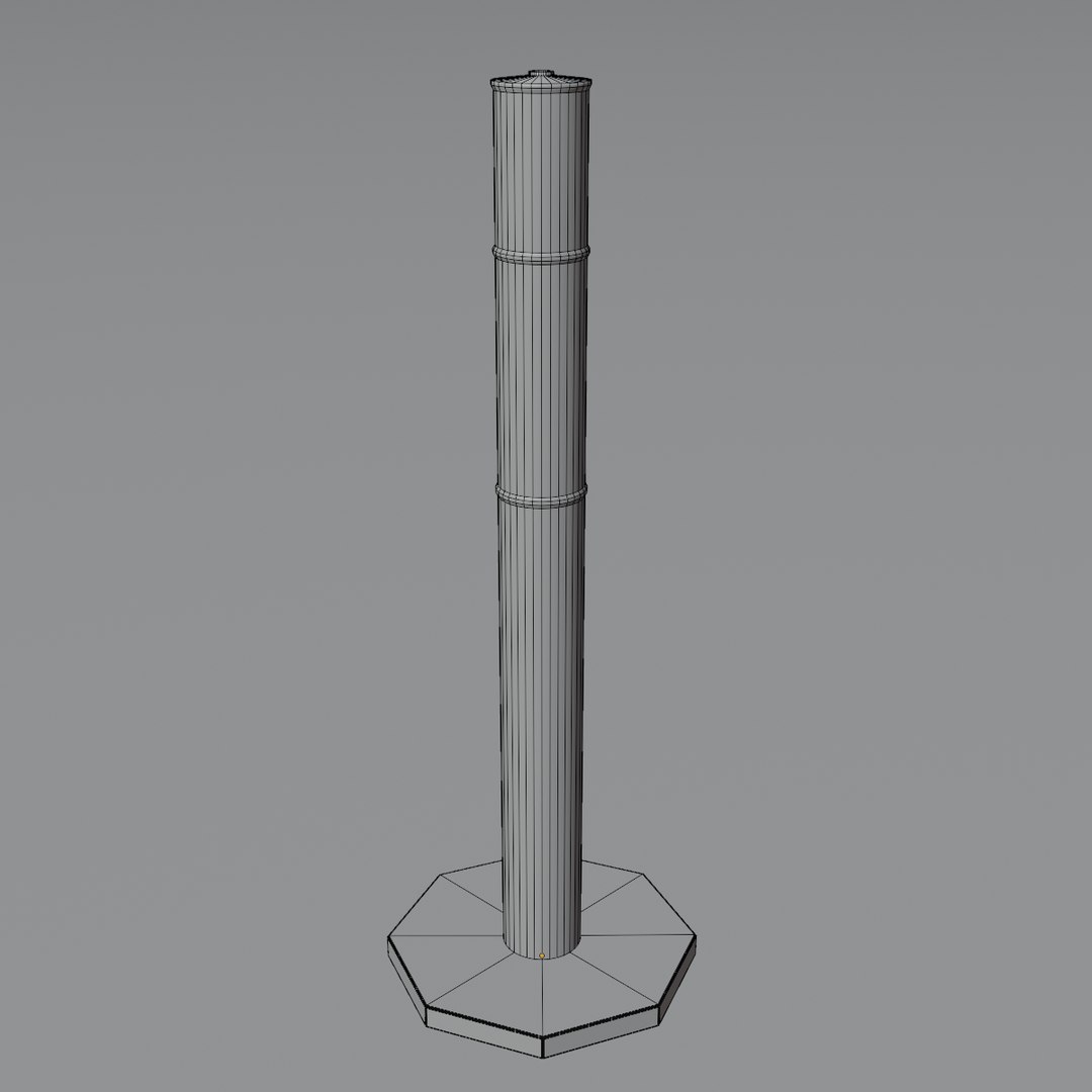 3D Safety Pole Model - TurboSquid 1980141