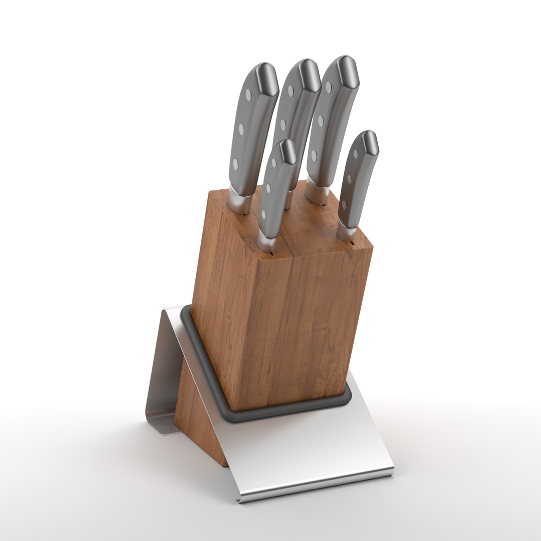 Kitchen Knives 3d Model