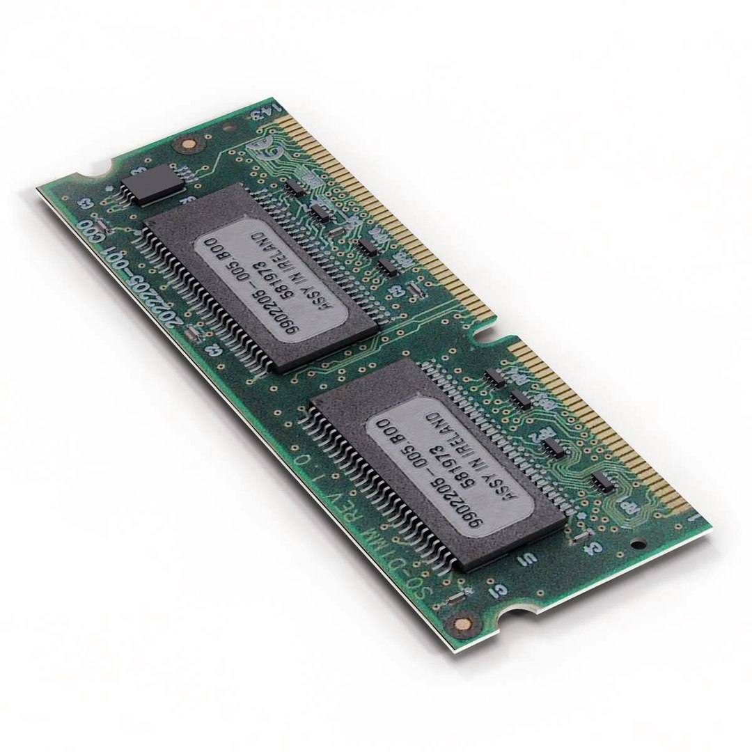 kingston sodimm 3d model