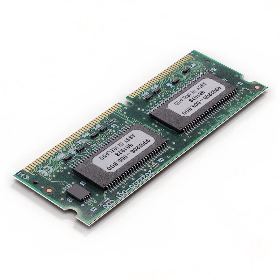 kingston sodimm 3d model