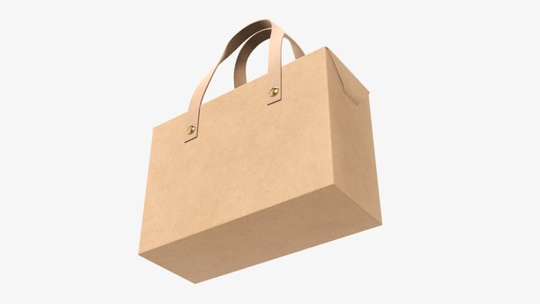 Paper box handle 3D - TurboSquid 1698178