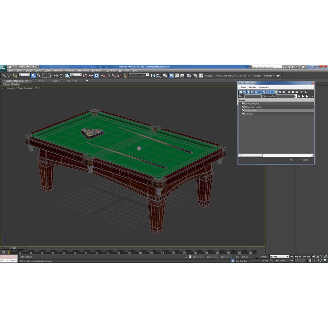 3d Model Billiard Table 2