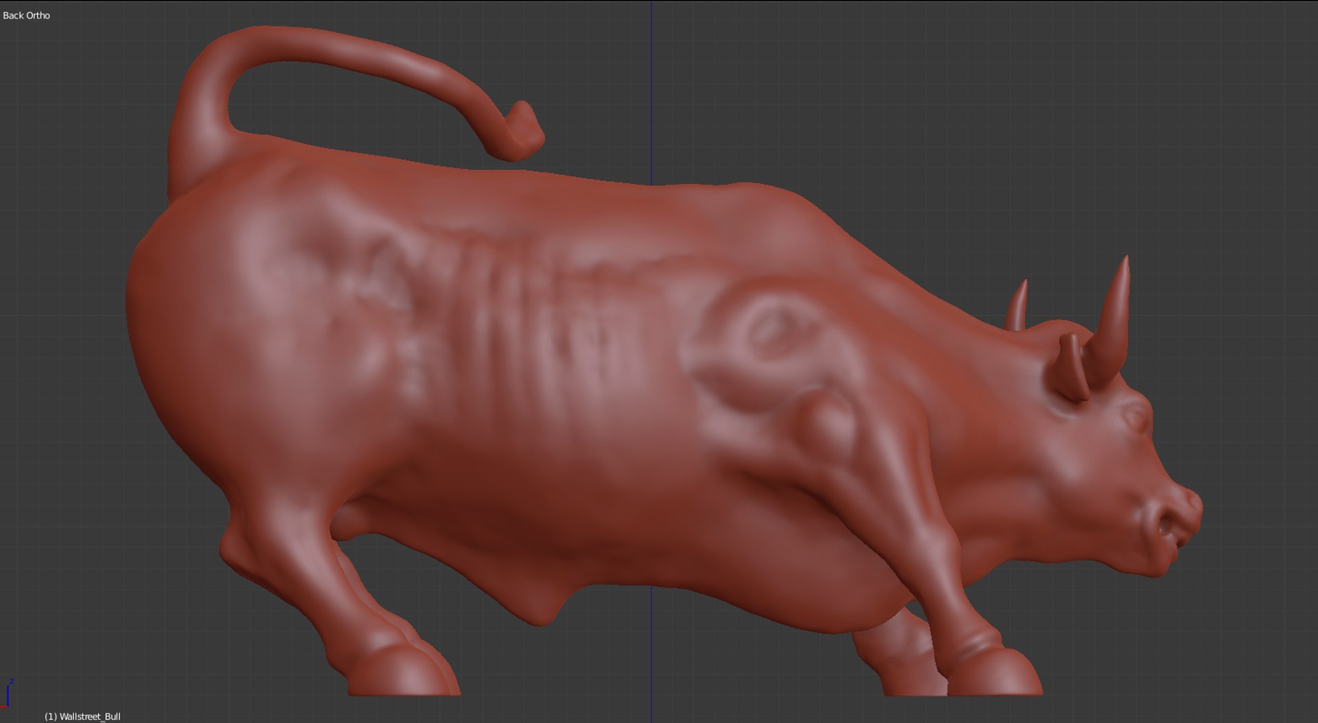 3D Bull Wallstreet - TurboSquid 1218229