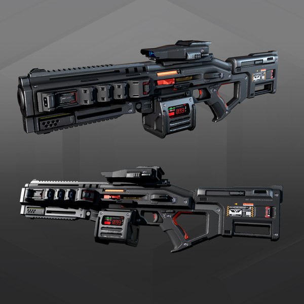 SF Heavy MachineGun AK63D模型 - TurboSquid 1318456